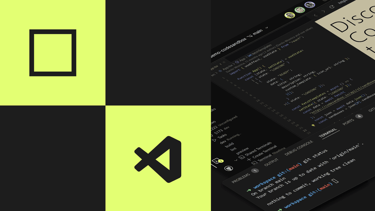 A New And Improved Editor Powered By Vs Code Web Codesandbox