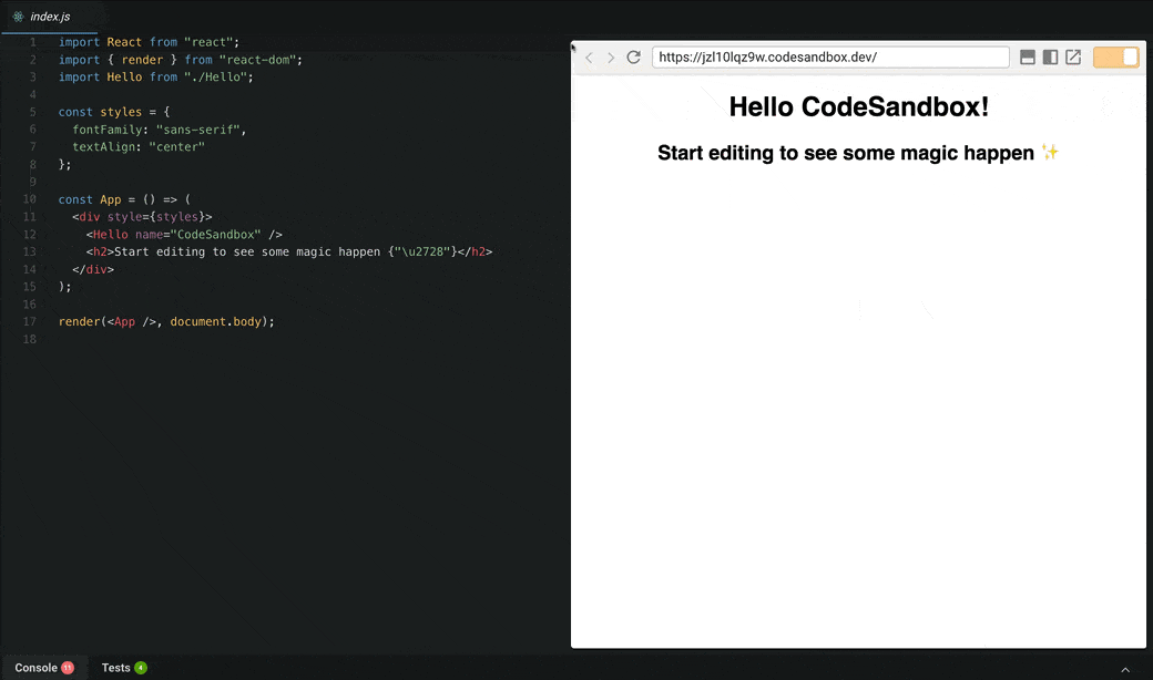Announcing CodeSandbox 2.5 - CodeSandbox