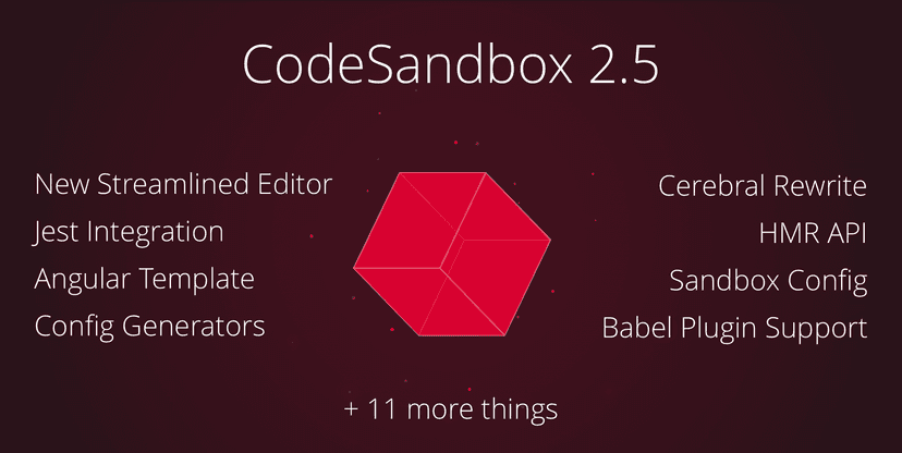 Announcing CodeSandbox 2.5 - CodeSandbox