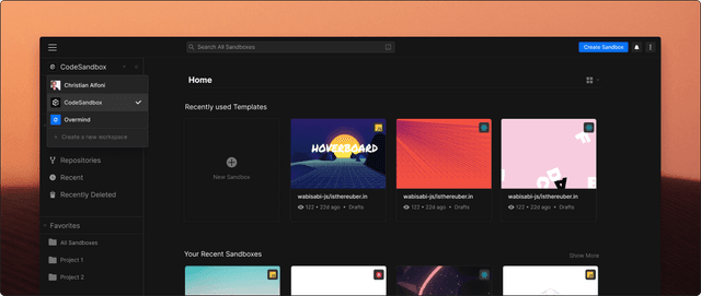 Introducing Teams - CodeSandbox
