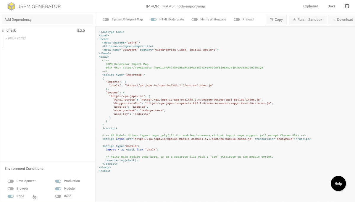 Building Runtime Aware Javascript Packages Codesandbox