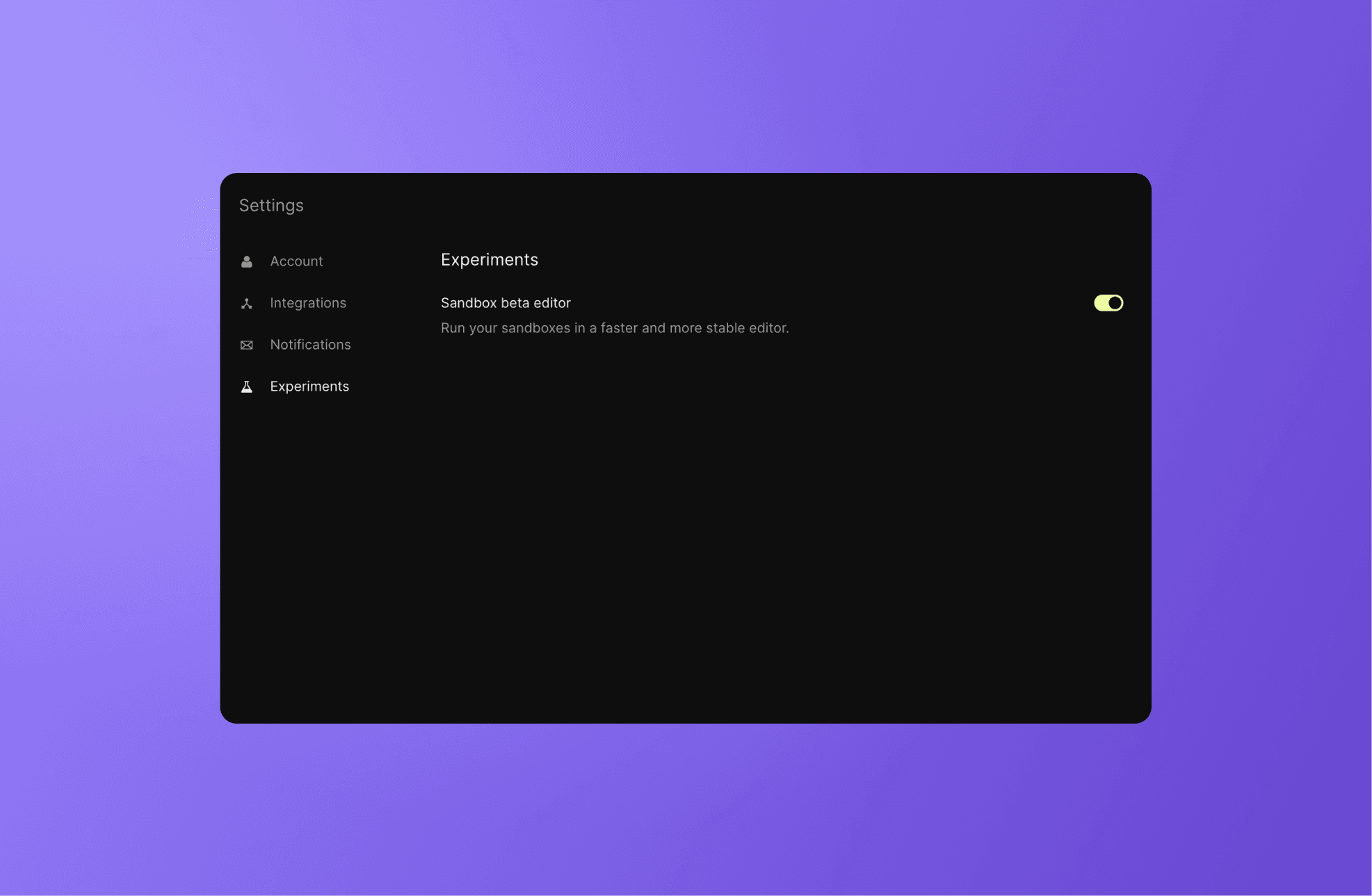Overview – CodeSandbox