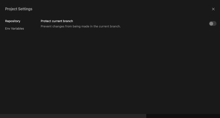 Branch Protection – CodeSandbox