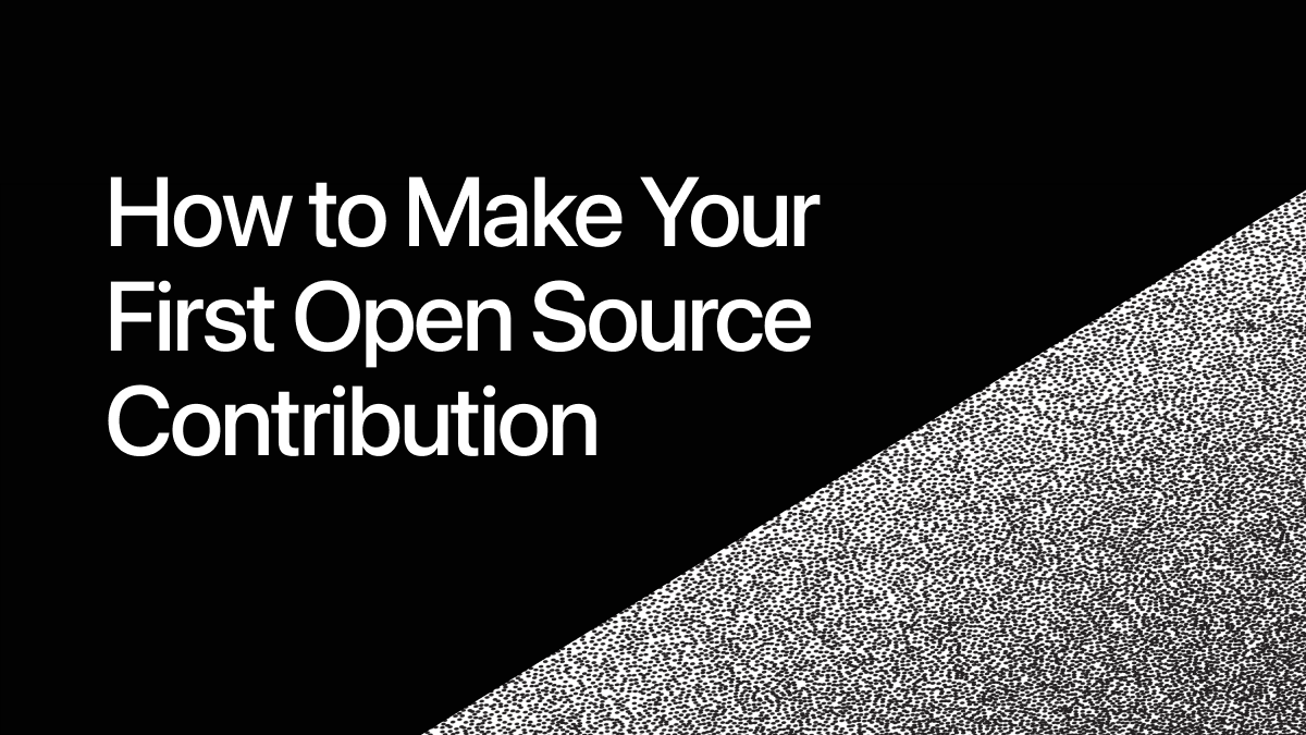 How to Make Your First Open Source Contribution - CodeSandbox