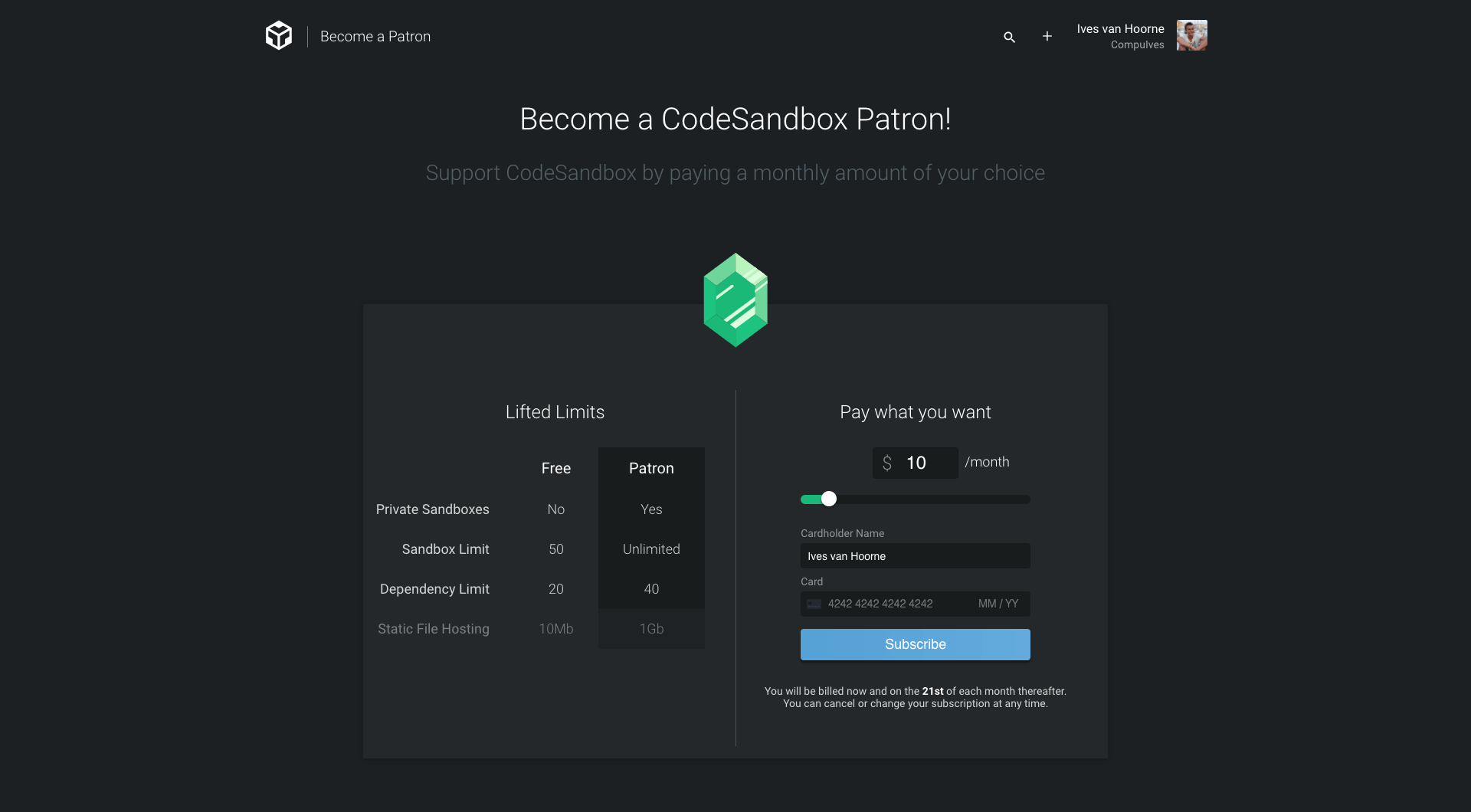Introducing CodeSandbox Search, Patron & much more! - CodeSandbox